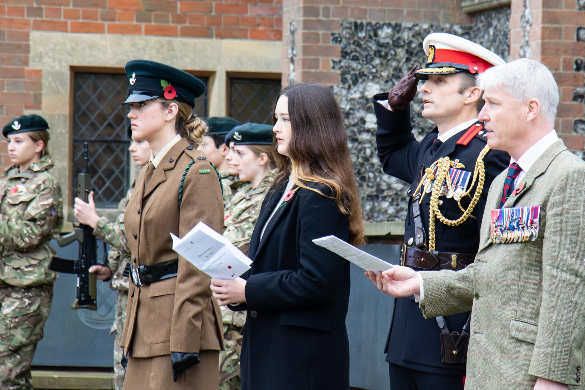 Colonel Simon Cox RM (G 96-01): Remembrance Sunday 2024 - Bradfield for ...